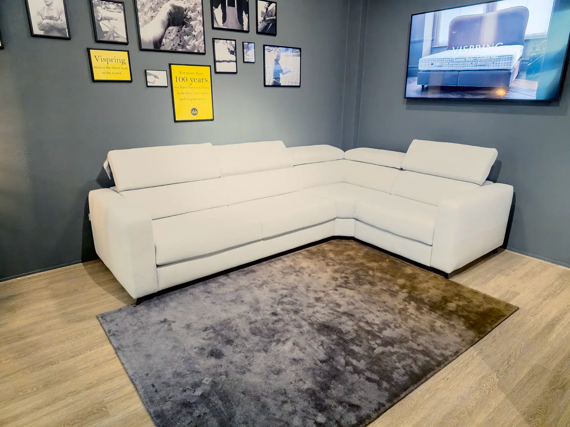Dienne Salotti Modular Pro Showroommodel – 165x200 Slaapbank met Recliner